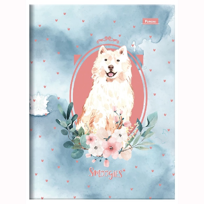 Caderno Brochura 1/4 Smoogies Capa Dura 80fls Foroni 4595083 ...