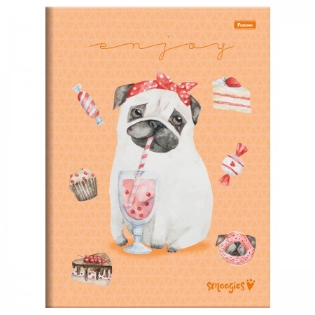 Caderno Brochurão Smoogies 80Fls Capa Dura Foroni 4595091 - Papelaria ...