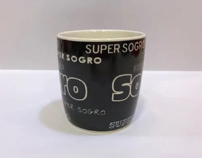 Caneca Porcelana Super Sogro Elogios Happy Days 330ml - Papelaria Criativa