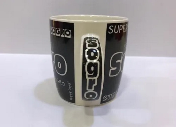 Caneca Porcelana Super Sogro Elogios Happy Days 330ml - Papelaria Criativa