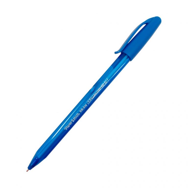 Caneta Paper Mate Kilometrica 100 0.7 Fina Azul C/50 Unidades 1903808 ...