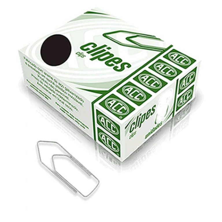 Clips ACC Galvanizado N4/0 C/50 Unidades - Papelaria Criativa