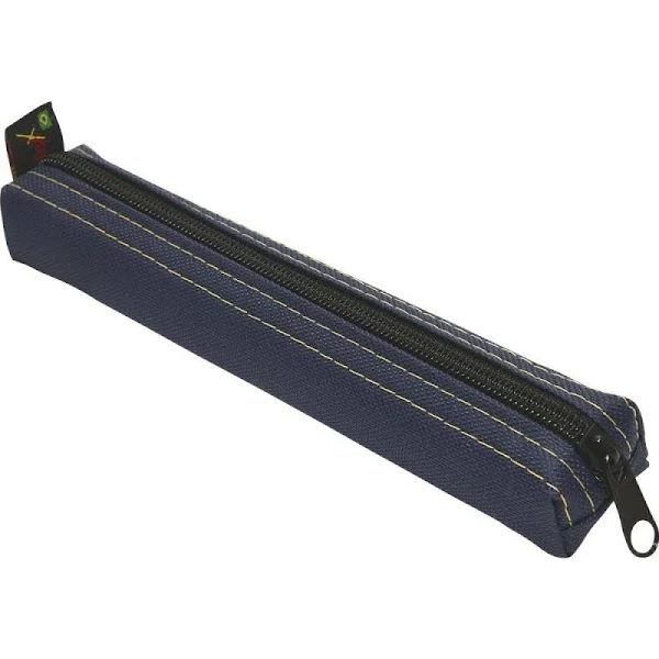 Estojo Reflex Lona Pequeno Simples Azul 1429 - Papelaria Criativa