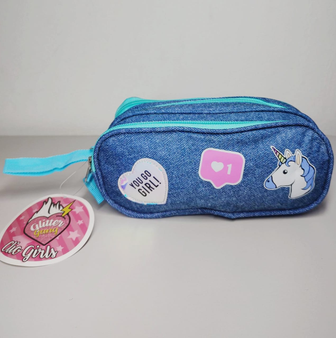 Estojo Triplo Grande Clio Style Girls Jeans Unicórnio Sortidos CR2115 ...