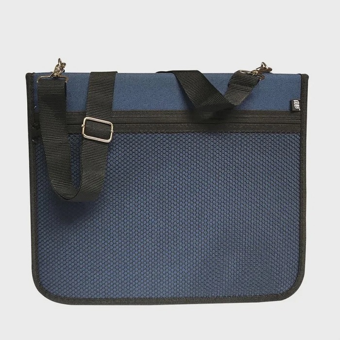 Fichário Universário Yes 4 Argolas Tecido Azul Nylon Com AlçaSY045AZ ...