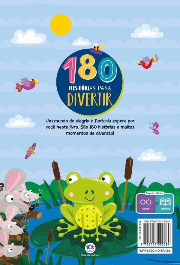 Livro Infantil 180 Histórias Para Divertir Ciranda Cultural - Papelaria ...