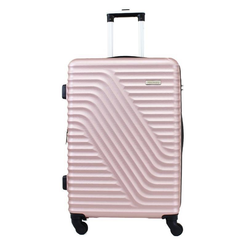 Mala De Viagem Pequena ABS 20 Rose Com Roda Dupla Giro 360º Mundi ...