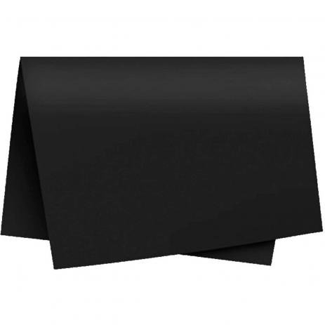 Papel Color Set Liso 48cm x 66cm Preto – Crepfest c/20 Unidades ...