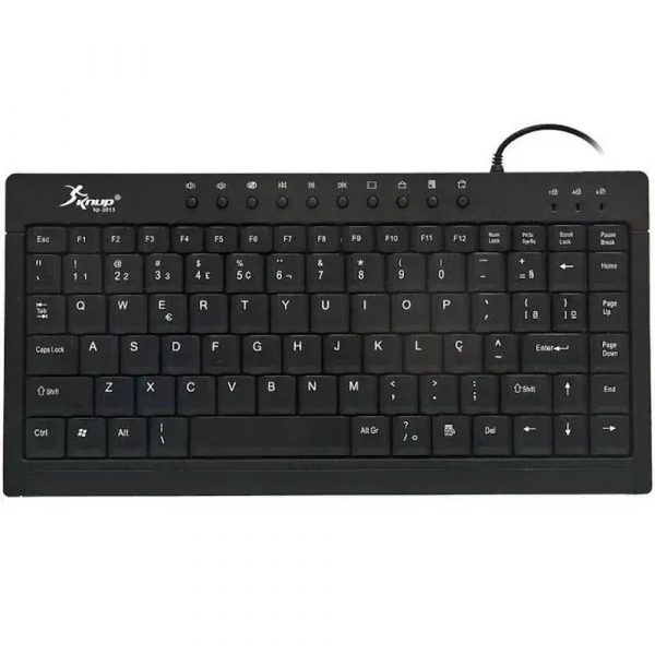 Teclado USB Standard Mini Knup KP2013 - Papelaria Criativa